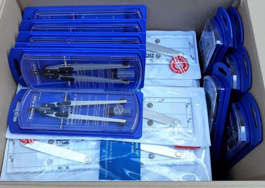 Ultra Light navigatie passer | Weems & Plath | 7" | AVA Marine