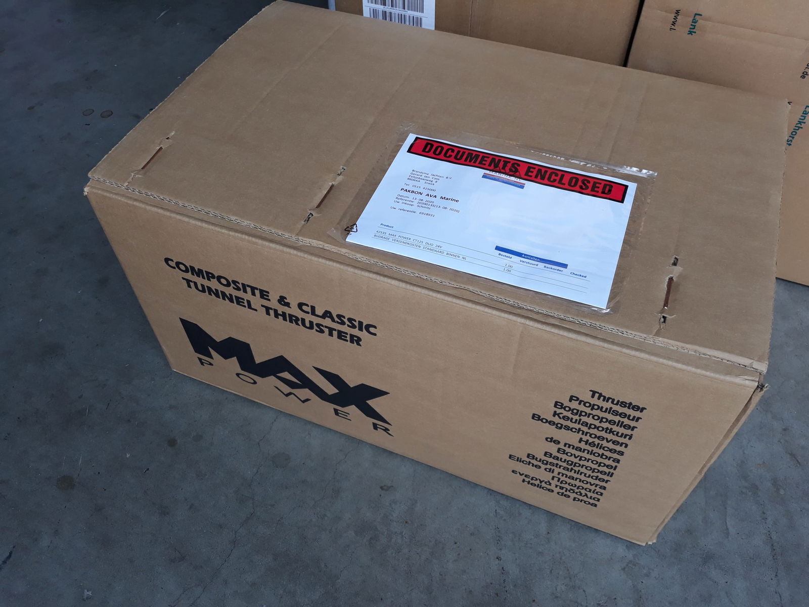 Max Power CT80 boegschroef | DUO prop | 80 kgf 12V | Ø 185 mm